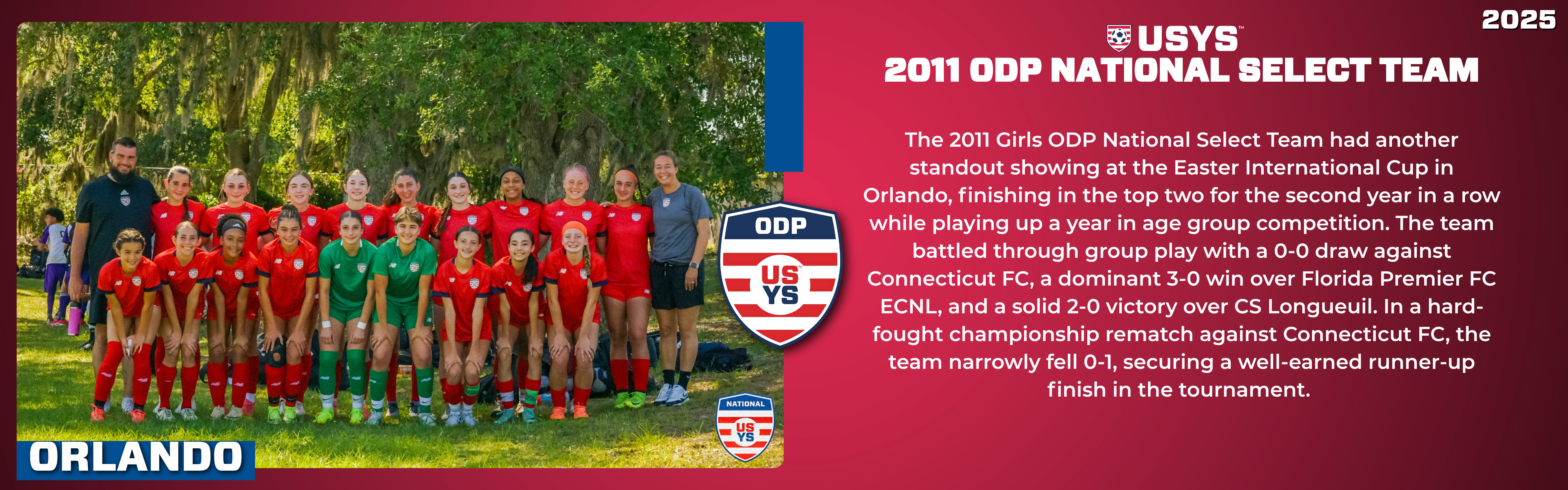 Olympic Development Program - Girls - US Youth Soccer