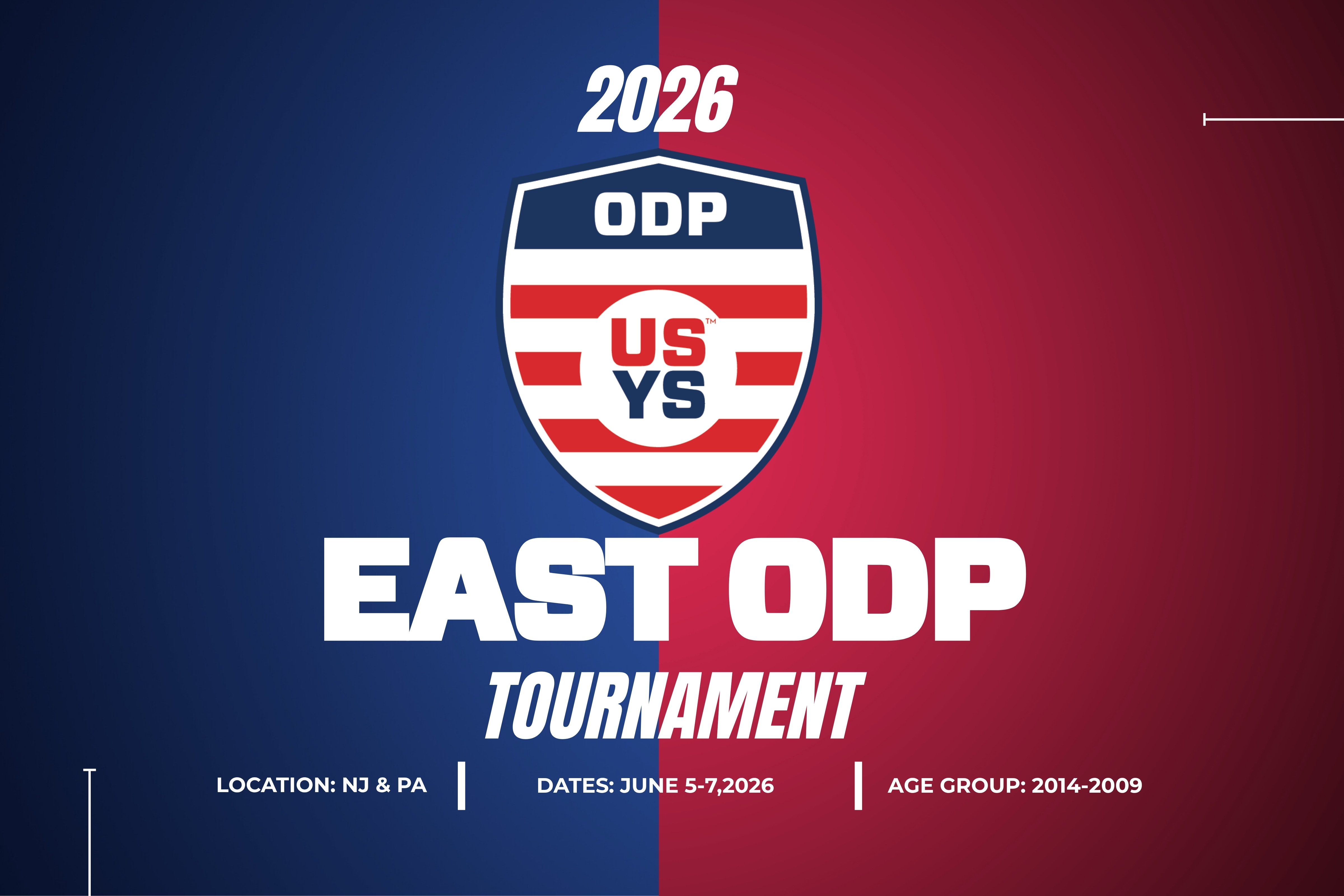 2026 ODP East Region Event - US Youth Soccer